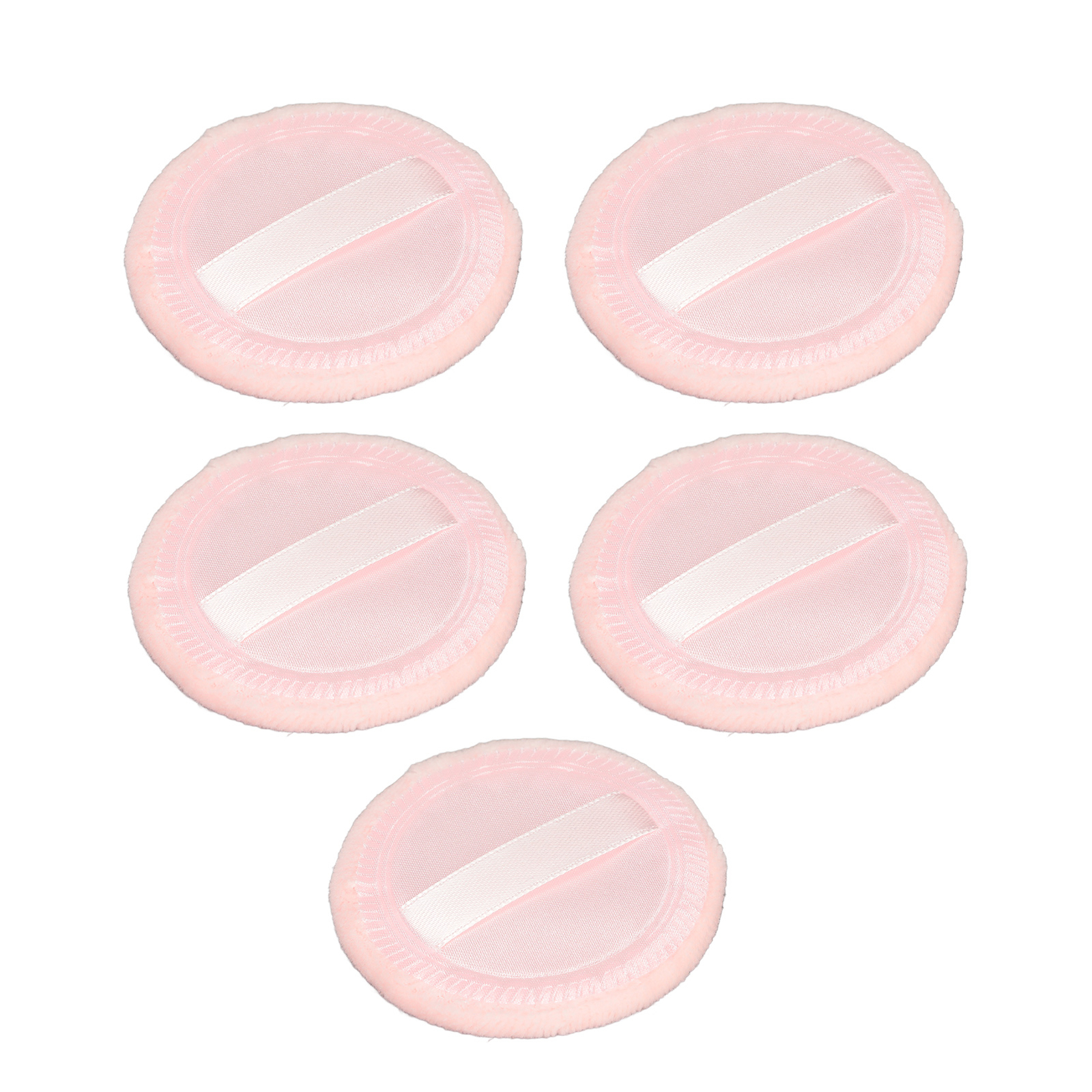 5Pcs Powder Puff Soft Texture Washable Good Powder Grasping Three ...