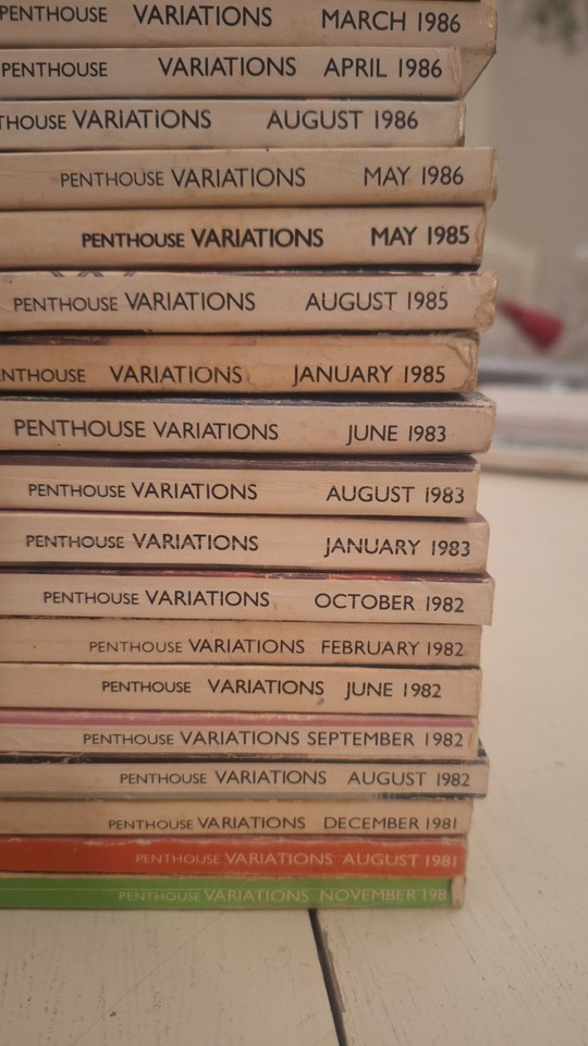 Vintage Penthouse VARIATIONS Magazine - Lot of 31 Issues - 1981 to 1990 ...