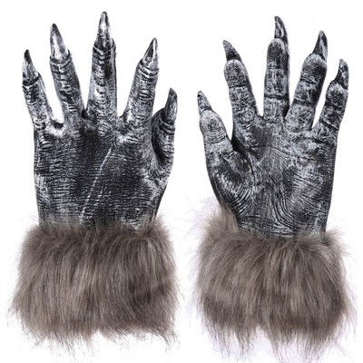 Werewolf Claws Gloves Cosplay Props Halloween Carnival Costume ...