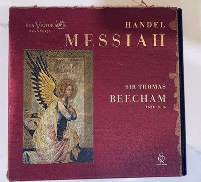 Handel – Messiah – Sir Thomas Beecham – Vinyl Record Set – Classical ...
