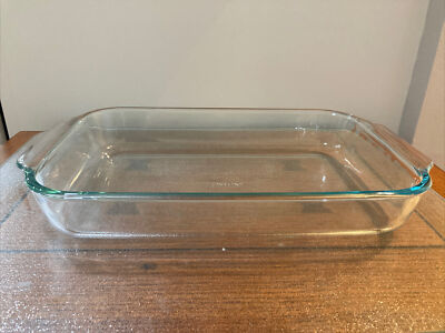 PYREX 233 Originals Clear 13x9 3Qt 2.8L Rectangular Baking Dish Lasagna ...