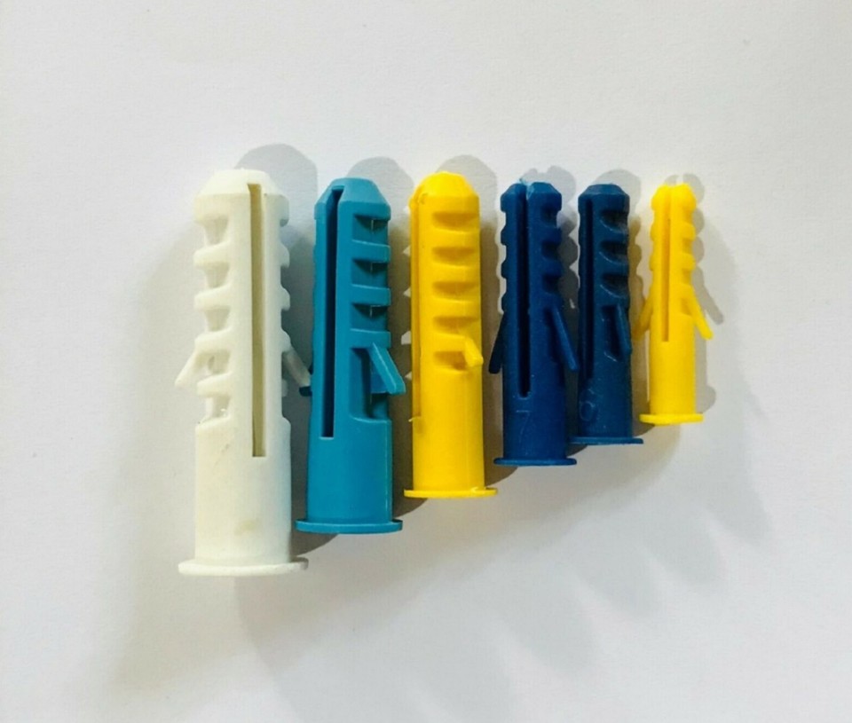Nylon Wall Plugs Plastic Expandable Plugs 5 6 7 8 10 12mm Quality ...