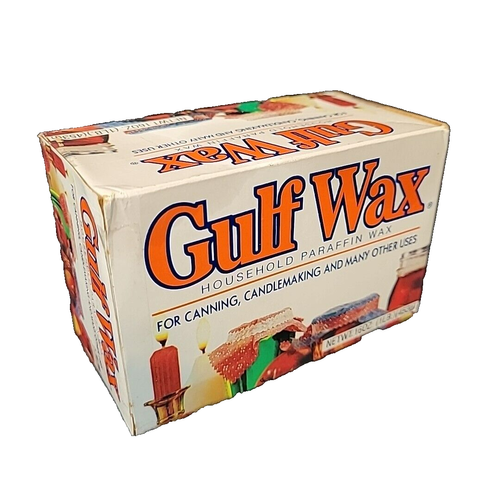 Gulf Wax Paraffin Wax **3 Bricks** Household Canning Candlemaking ...