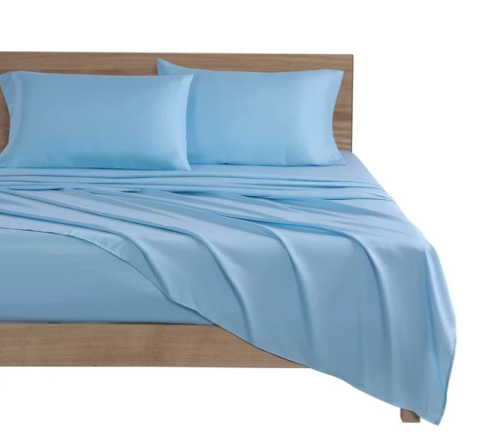 Basic Value Microfiber Sheet Set, Queen, Blue, 4 Piece | eBay