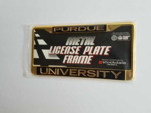 PURDUE UNIVERSITY License Plate Frame NCAA Licensed Product | eBay