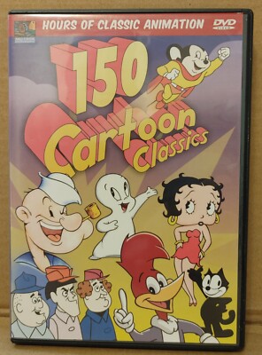 150 Cartoon Classics (DVD, 2006, 4-Disc Set, 4 - DVDs) 683904505309| eBay
