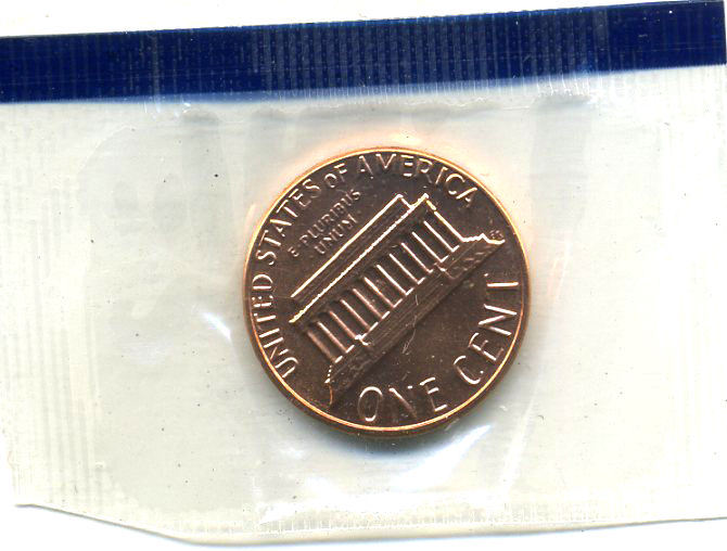 1985 P GEM BU Lincoln Memorial Government Sealed UNC PENNY CENT 1 US ...