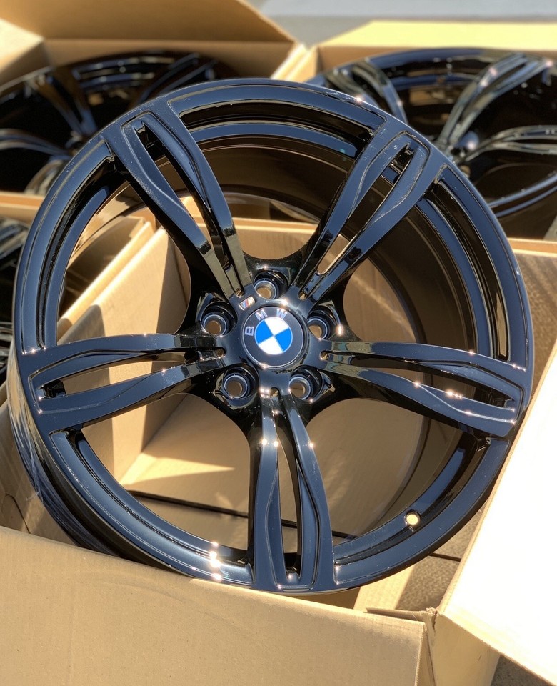 20" BMW 343M Wheels Rims Black F06 F12 F13 M6 F10 M5 | 10.5" | 5x120 ...