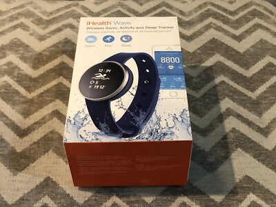 NEW in BOX IHEALTH WAVE WIRELESS SWIM ACTIVITY and SLEEP TRACKER WATCH ...