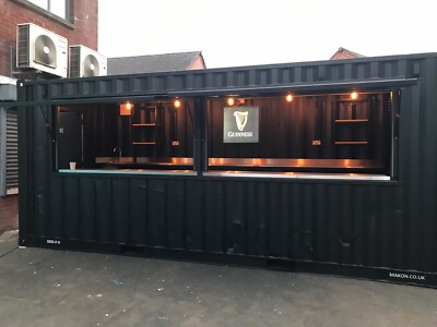 20ft Shipping Container Bar Conversion BESPOKE | eBay UK