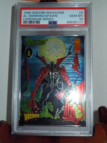 PSA 10 Wizard Magazine Chromium #5 Al Simmons/Spawn 1996 GEM MINT🔆LOW POP | eBay