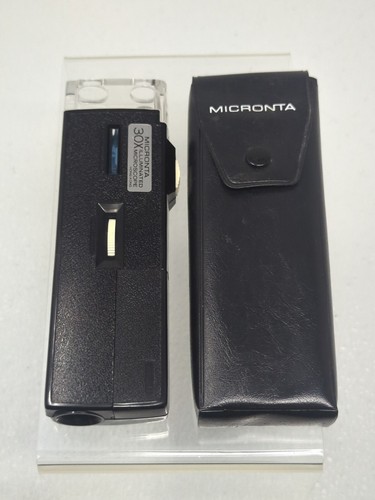 Vtg Micronta Radio Shack Microscope 30X Portable Handheld Illuminated ...