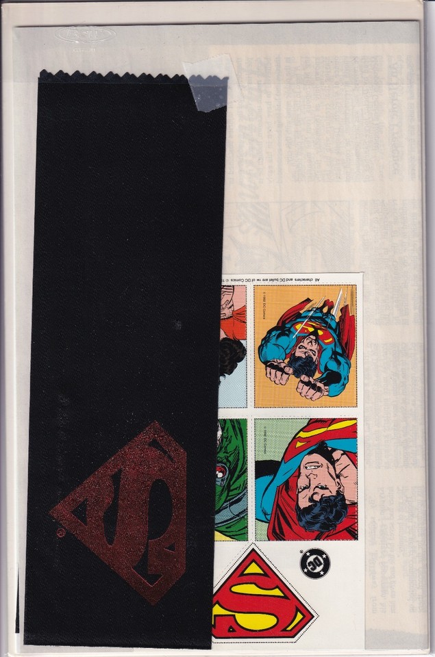 Superman #75 Polybagged Collector's Edition NM All Items Included 1993 ...