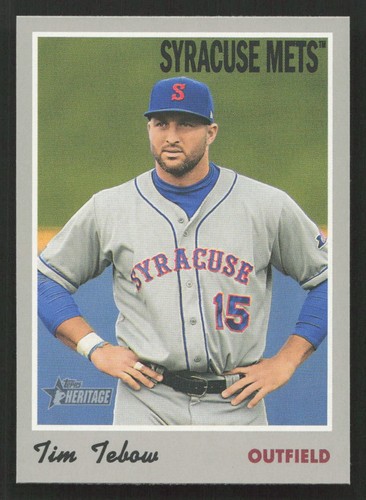 2019 Topps Heritage Minor League Tim Tebow #32 Card | eBay