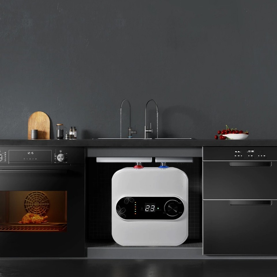 1.5KW Electric Instant Hot Water Heater Under Sink Small Water Tank ...