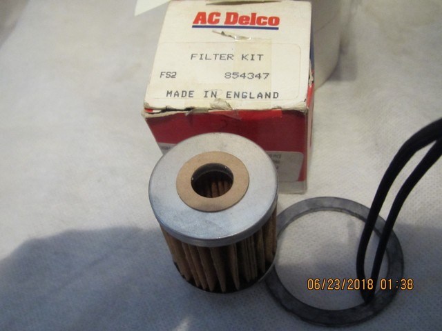 2 NOS AC Delco Fuel Filter Element Gf124 GM #854347 Chevrolet for sale ...