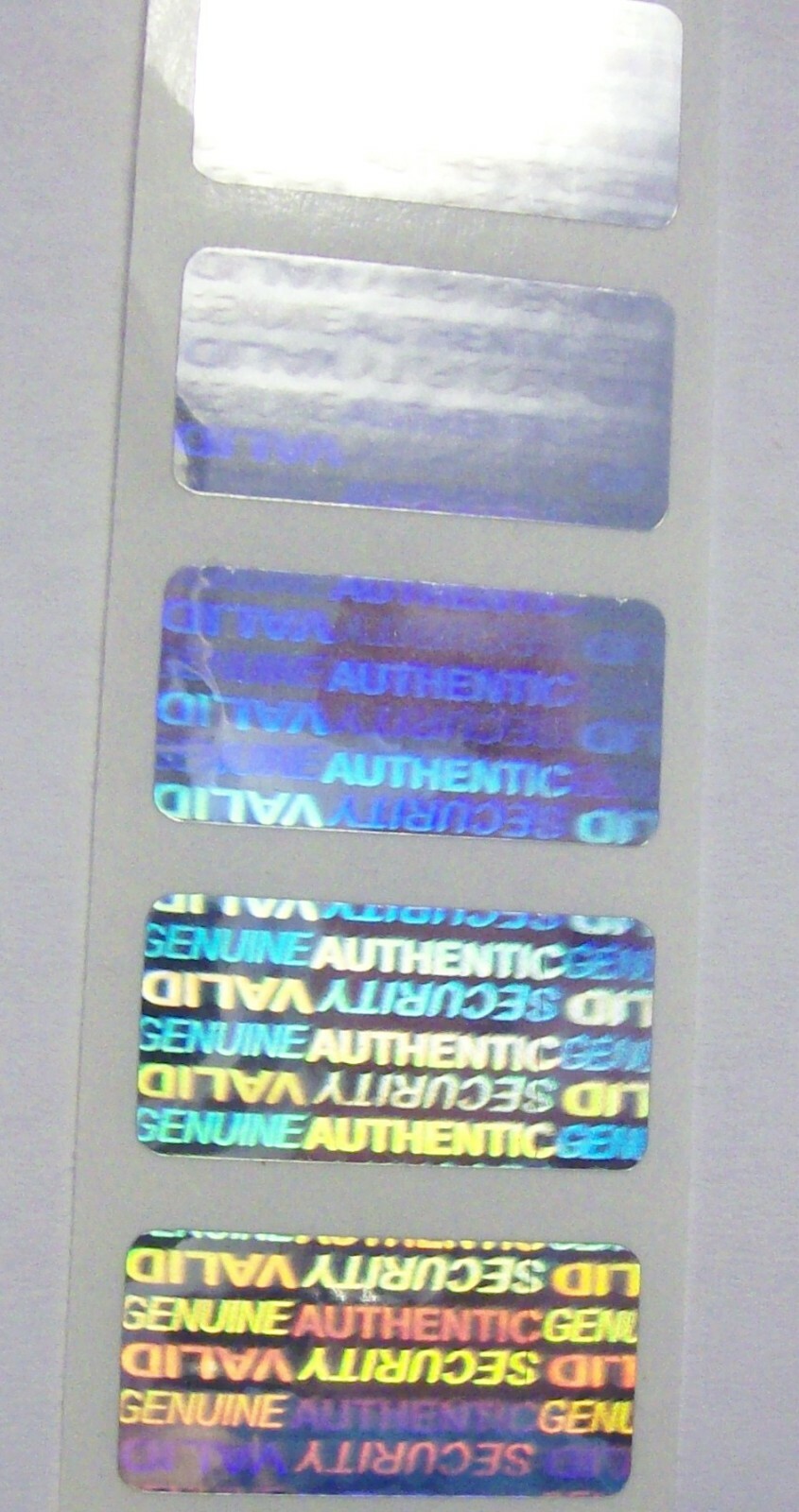 SV5-1 100 - 1000 SVAG 1/2" x 1" Product Protection Tamper Evident Label ...