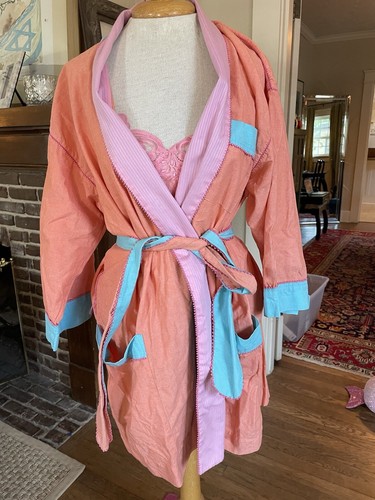 Fernando Sanchez Nightgown Slip And Dressing Robe Set Medium | eBay