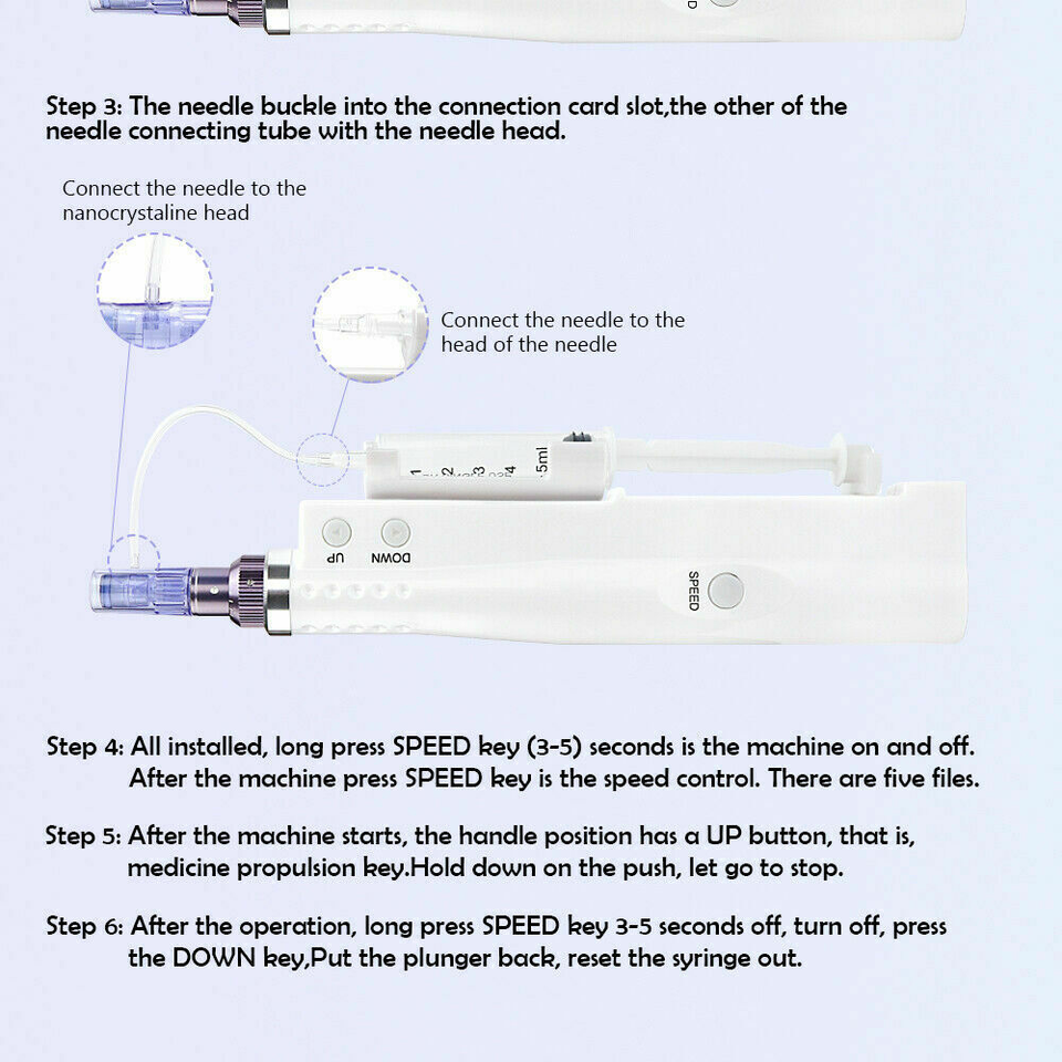 Mini Electric Skin Water Machine Skin Care Wrinkle Remove Skin ...