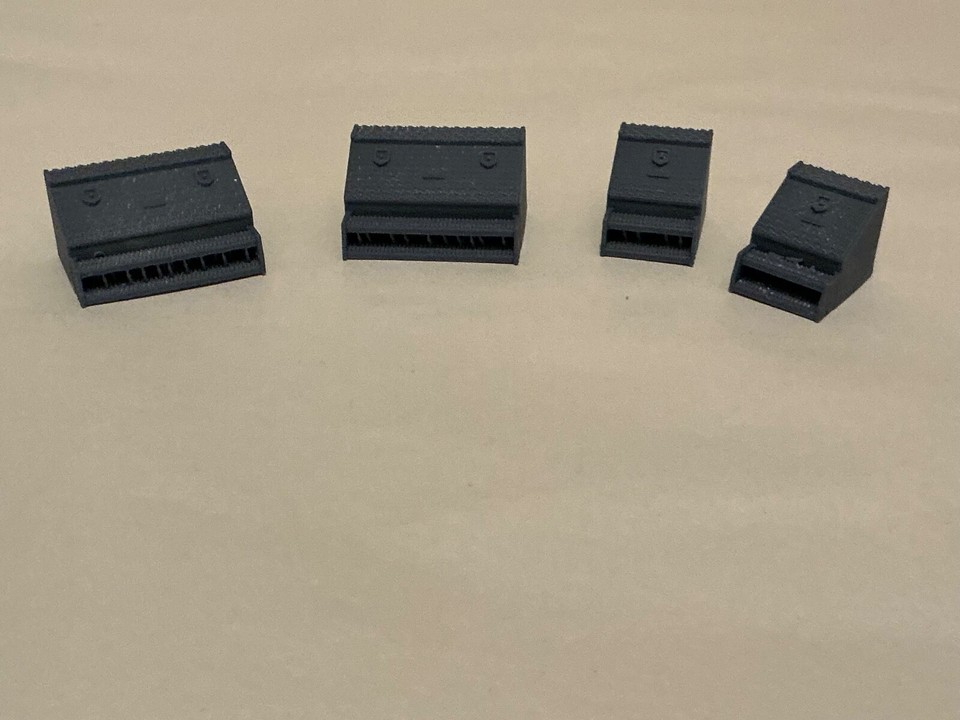 1/25th scale resin 3d printed storage/step boxes designed by Nahuei ...