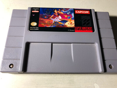 Disney’s Aladdin Super Nintendo Video Game (1993) SNES Capcom | eBay