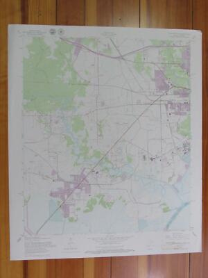 Orangefield Texas 1979 Original Vintage USGS Topo Map | eBay