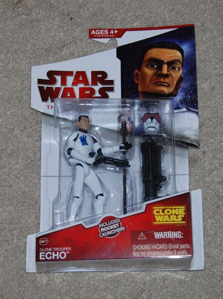 Clone Trooper Echo CW17 STAR WARS The Clone Wars TCW MOC | eBay