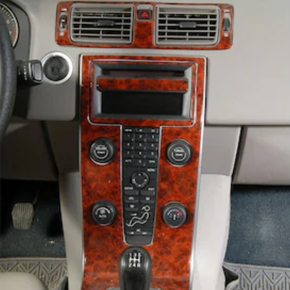 Dash Trim Kit Wood Look Effect Covering for Volvo S40/V50/C30 2003-2009 ...