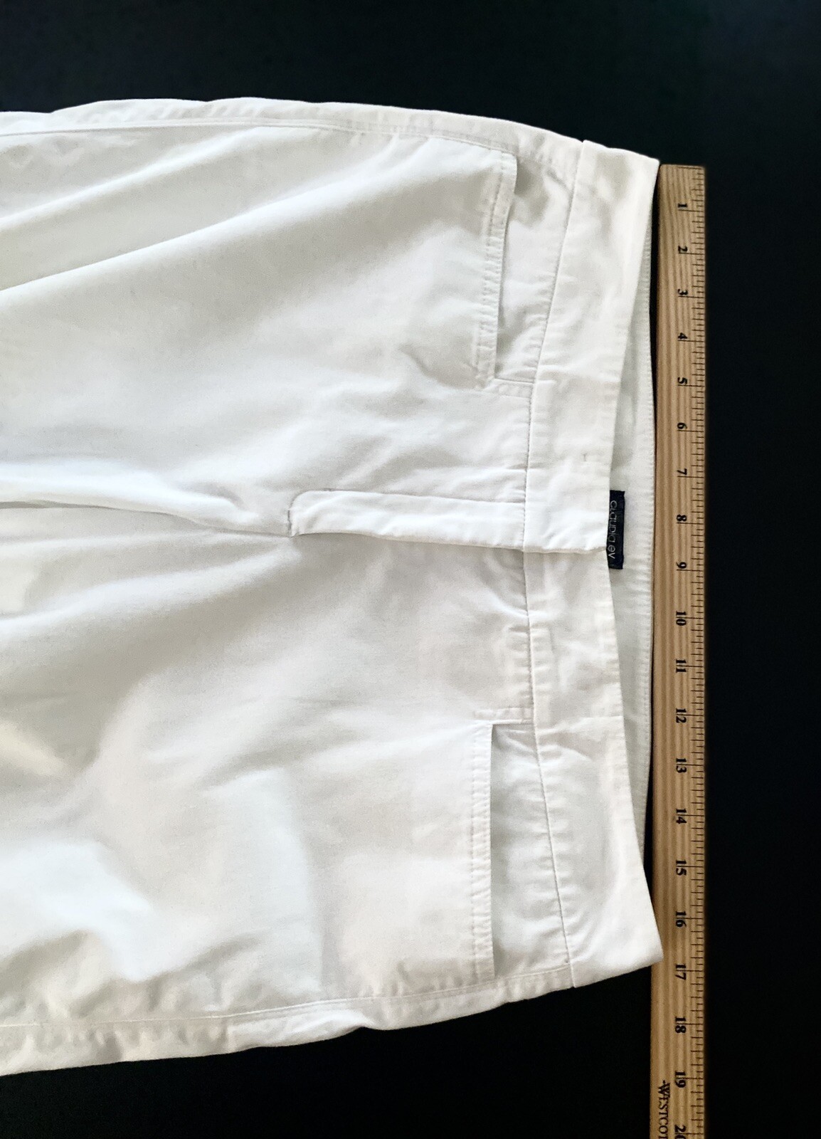 Claudia Ev White Summer Lightweight Capri Pants Women… - Gem