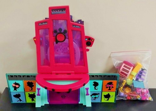 Littlest Pet Shop Pawza Hotel Figure Playset Light Music Zoe Spotsie ...