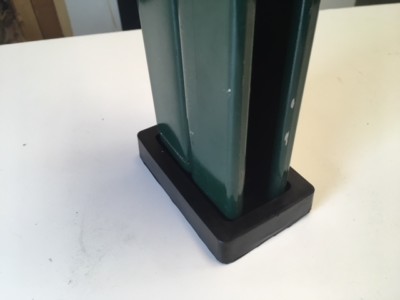 New Unistrut Strut Post Rubber Base Foot 1-5/8" P5000 P5500 P1001 Made ...