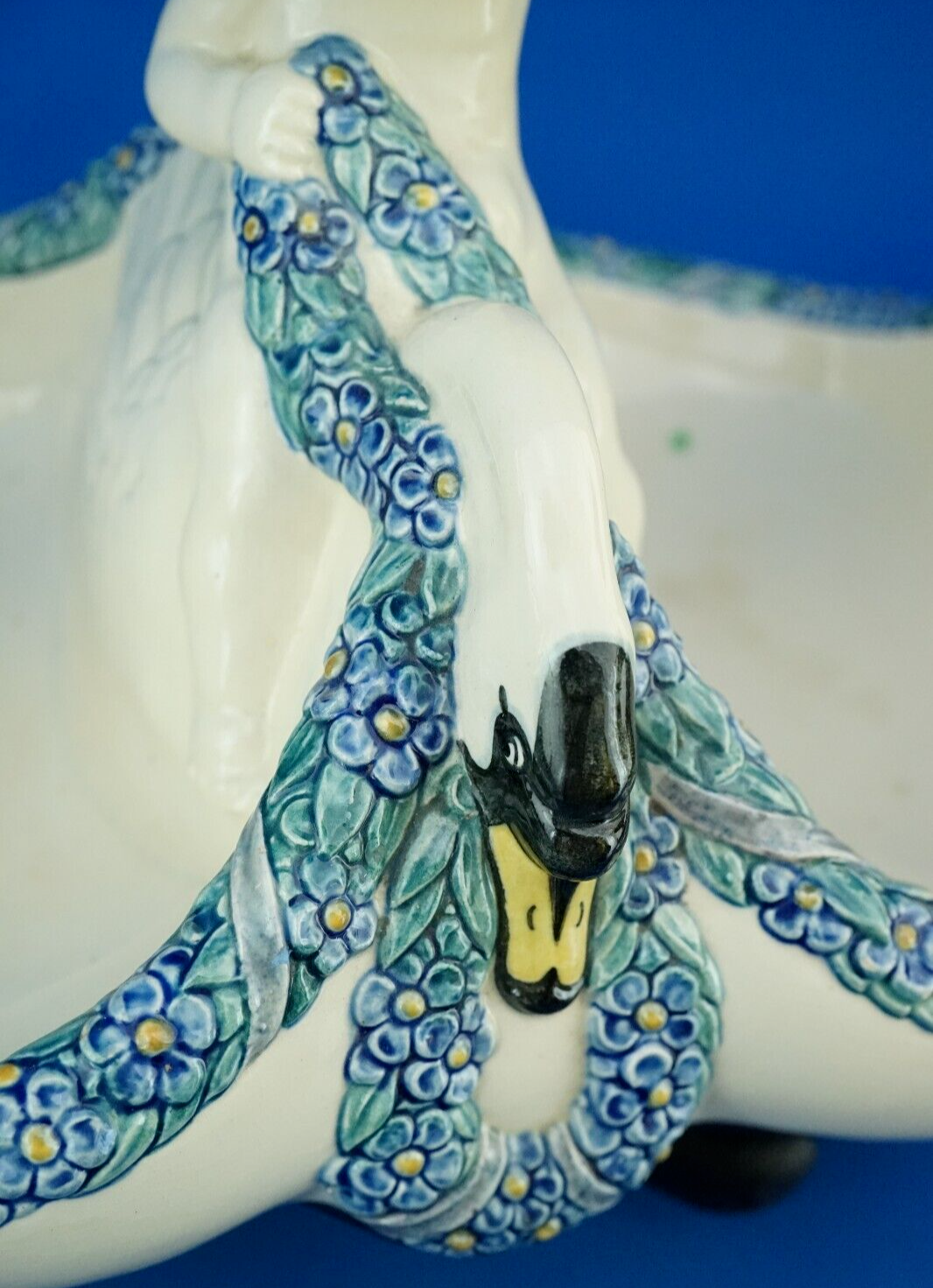 Wilhelm Peter August Sus Karlsruhe sculpture vase basket putto swan Art ...