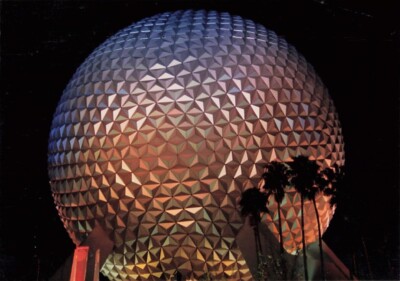 Spacehsip Earth Geodesic sphere Epcot Walt Disney World Snapshot 3.5 x ...