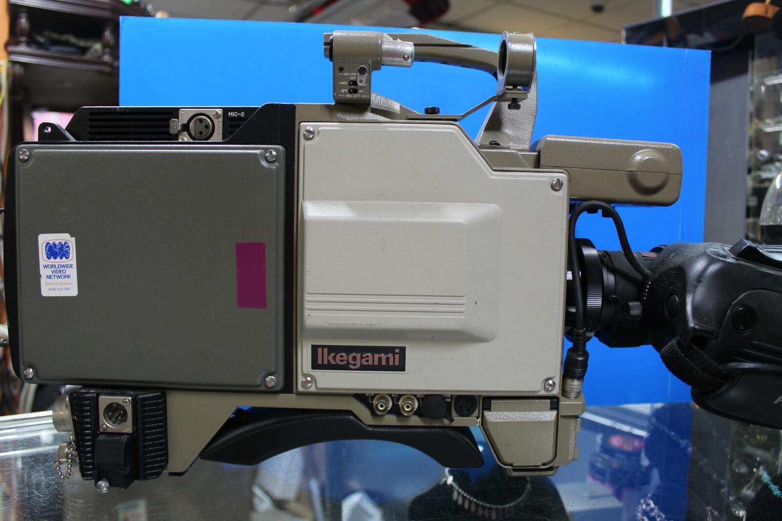 Rare Ikegami HK-355P Camera W/Fujinon EFP/ENP Short Mod Zoom Lens + 1.7 ...