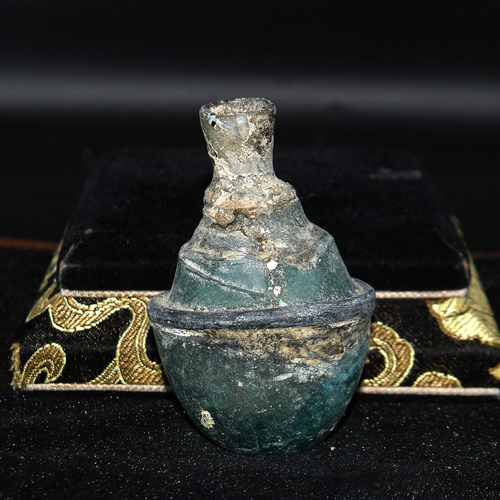 Authentic Ancient Roman Glass Bottle Container Vessel from Middle East ...