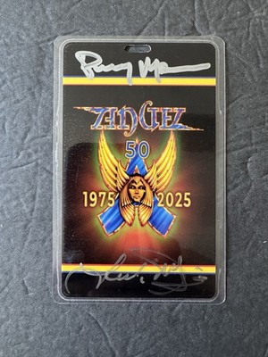 Punky Meadows Signed Frank Dimino Angel 50th Anniversary Tour Laminate ...