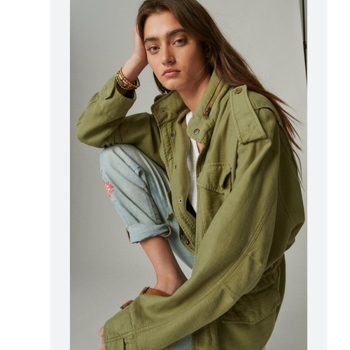 Lucky Brand Green Military Inspired Jacket Unisex Size Large | eBay