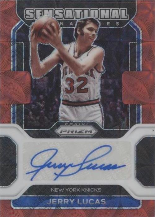 2021-22 Panini Prizm - Sensational Signatures Jerry Lucas #SS-JLC ...