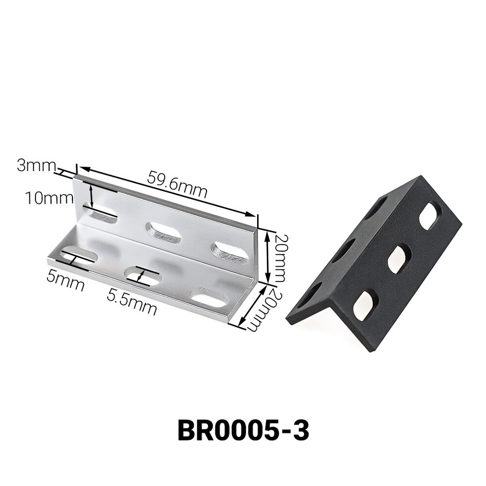 Single/Double/Triple Universal L Brackets for 20 Series Aluminium Profiles | eBay