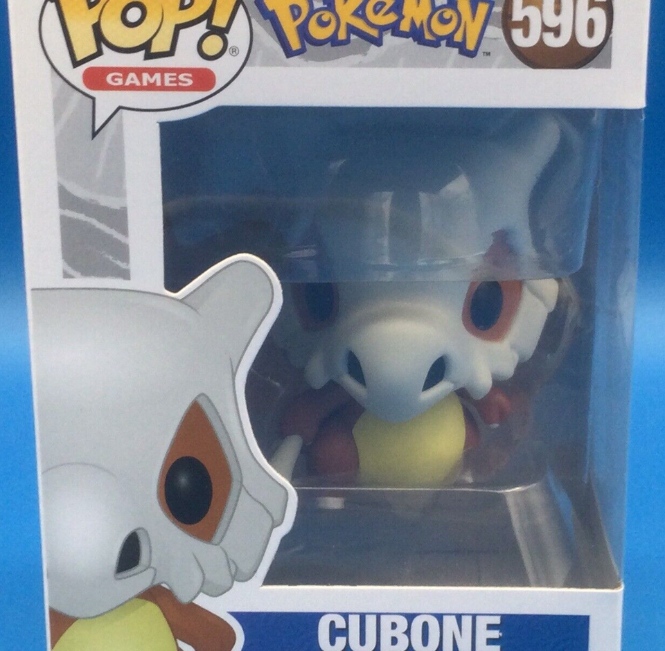 FUNKO POP Games Pokemon #596 CUBONE Vinyl Figure NEW Fast Free Shipping ...