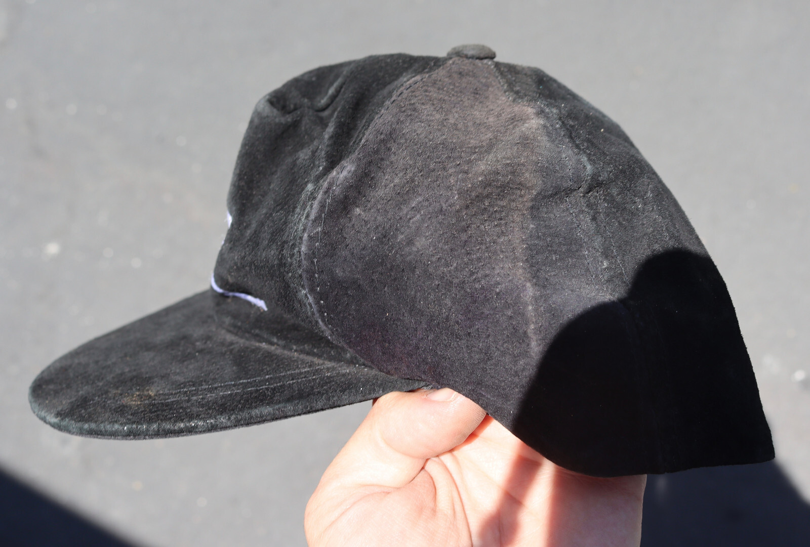Vintage Malcolm X Ama Pro Black Leather Hat Snapback … - Gem