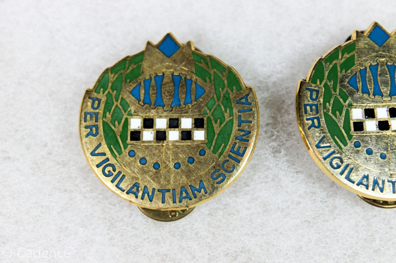 US Vietnam War 513th Military Intelligence Brigade DI Crest DUI Pins ...
