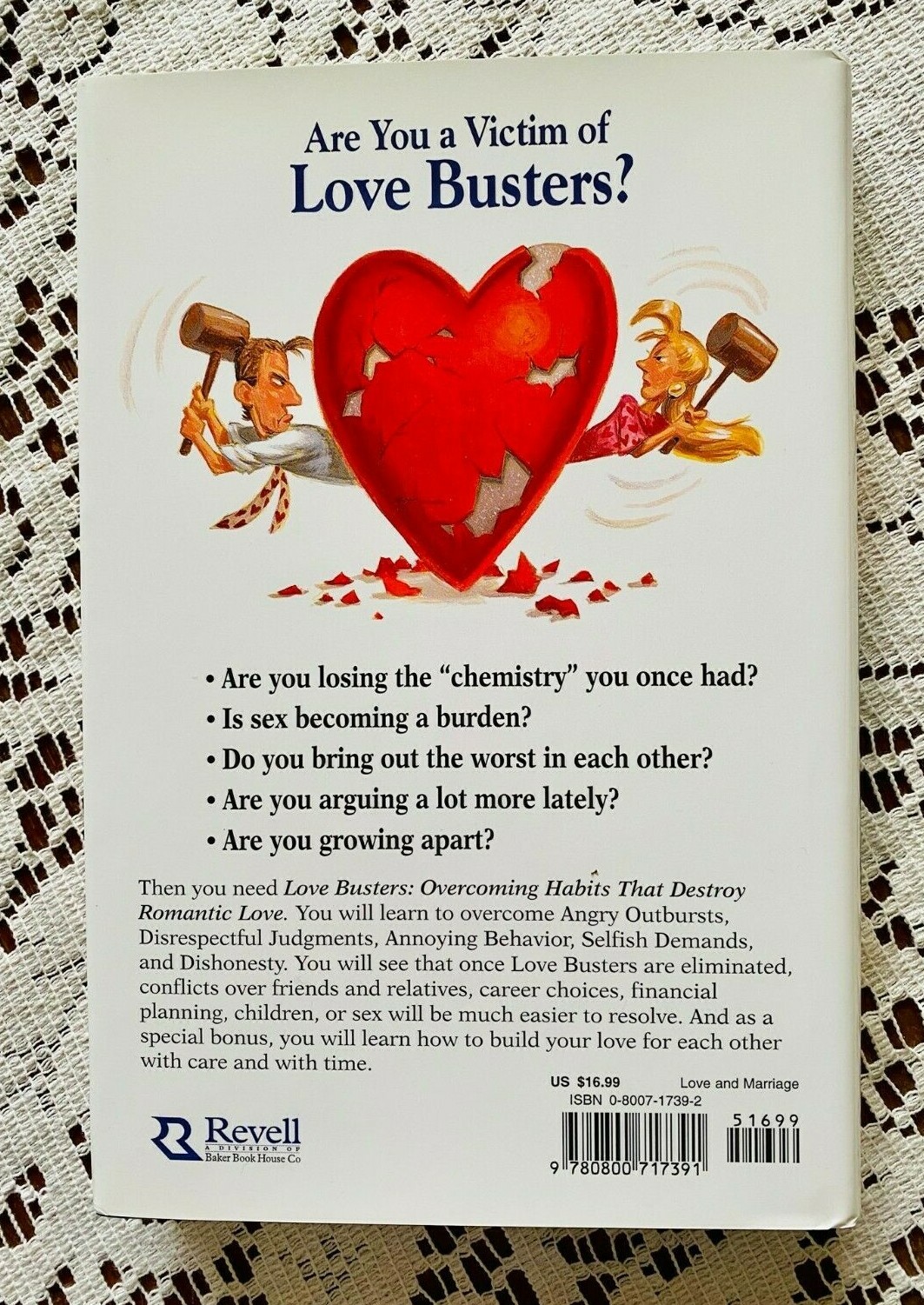 LOVE BUSTERS, by Dr. Willard F Harley, Jr | eBay