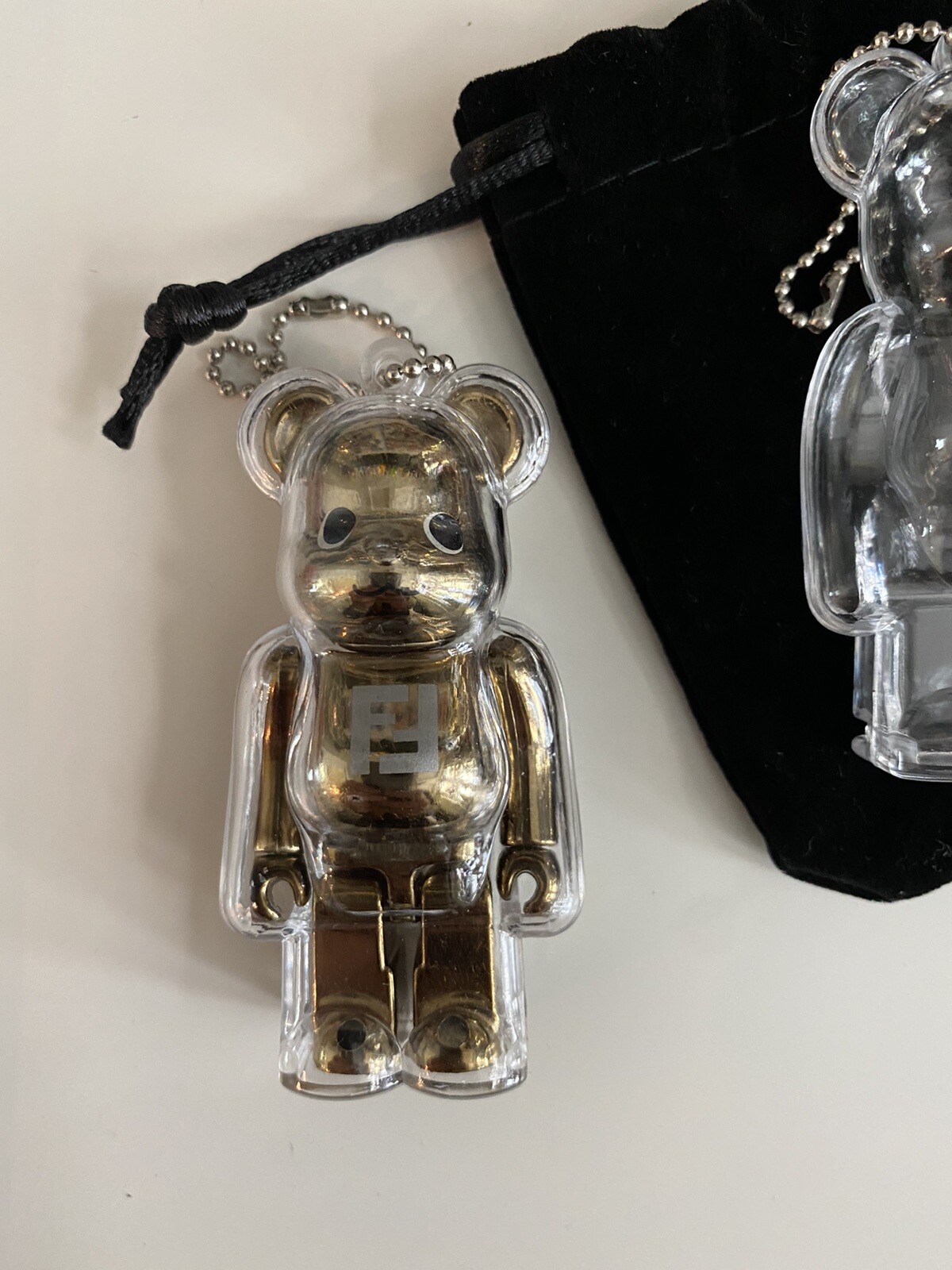 Bearbrick Key Chain 100% Case Display Plastic Box Protection Dustproof ...