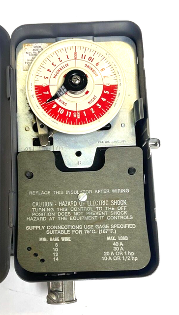 AMF Paragon Timer 4001-00 Time Switch 120v 24 Hour for sale online | eBay
