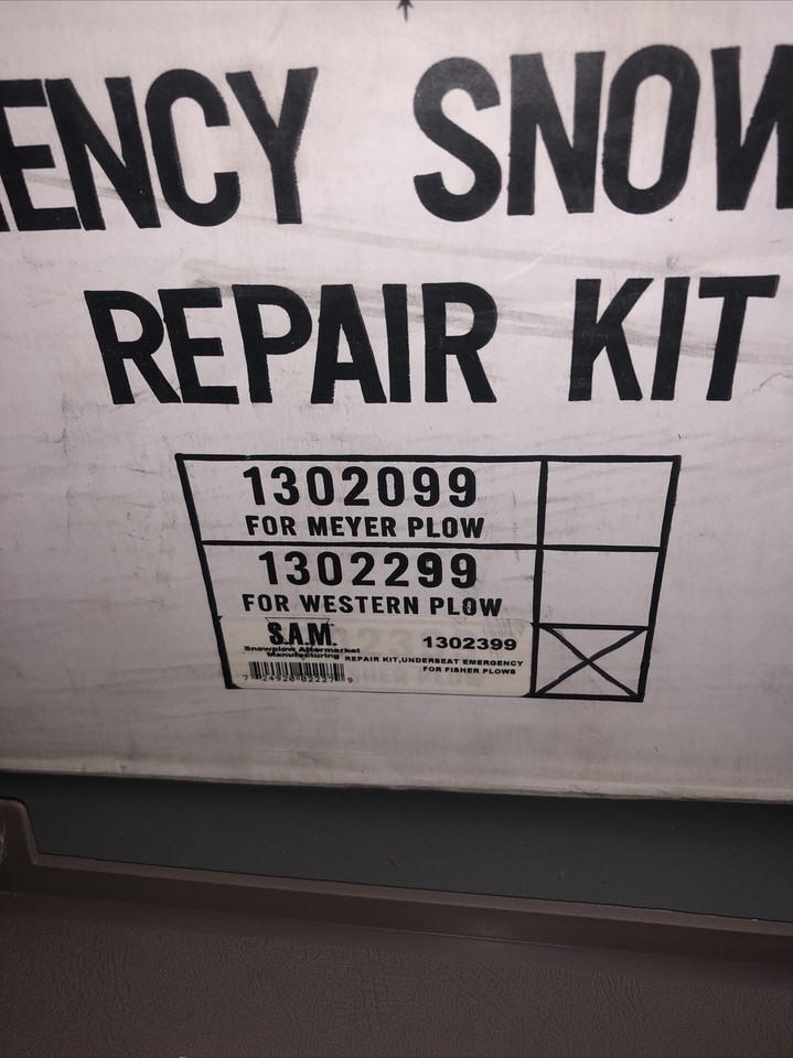 Snowplow SAM Emergency Snow Plow Repair Kit Western Snow Plow Buyers ...