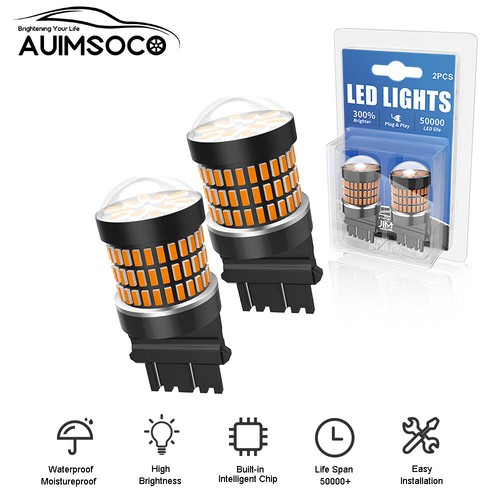 3156 3157 LED Turn Signal Light Bulbs 2Pcs CANBUS Anti Hyper Flash ...
