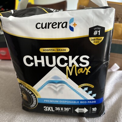 X2 CURERA HOSPITAL GRADE CHUCKS MAX 3XL 36x36” 20 Count RESPOSTIONS ...