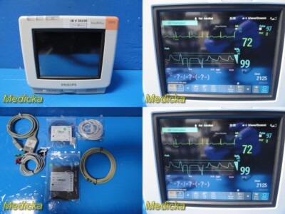 2013 Philips Intellivue MP5 Multi-para Monitor (M8105A) W/ Patient ...