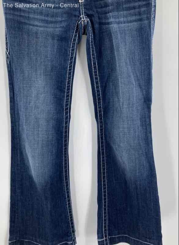 Rock Revival Womens Blue Medium Wash Coin Pocket Denim Bootcut Jeans ...